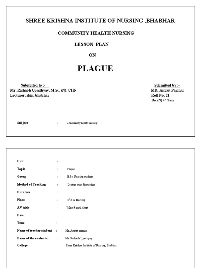 Plague Pdf