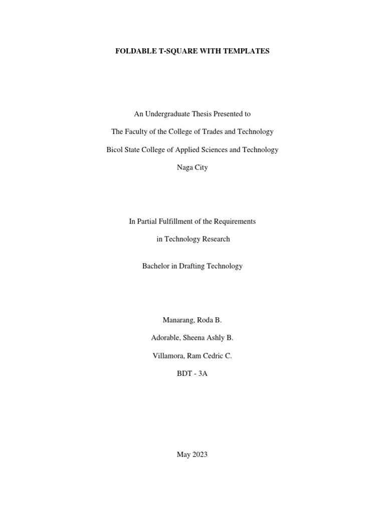 Final - Front-Page-Edited | PDF | Thesis