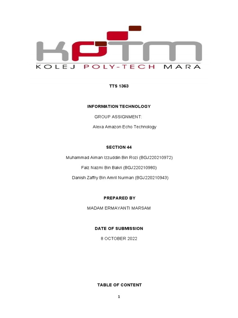 Assignment Tts Terbaru | PDF