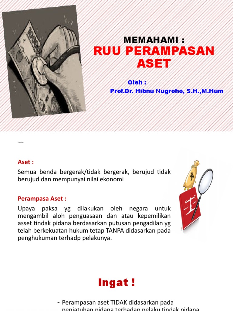 RUU Perampasan Aset: Panduan Lengkap | PDF