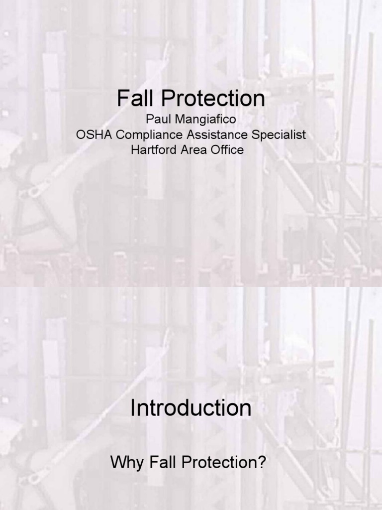 Construction Fall Safety Guide | PDF