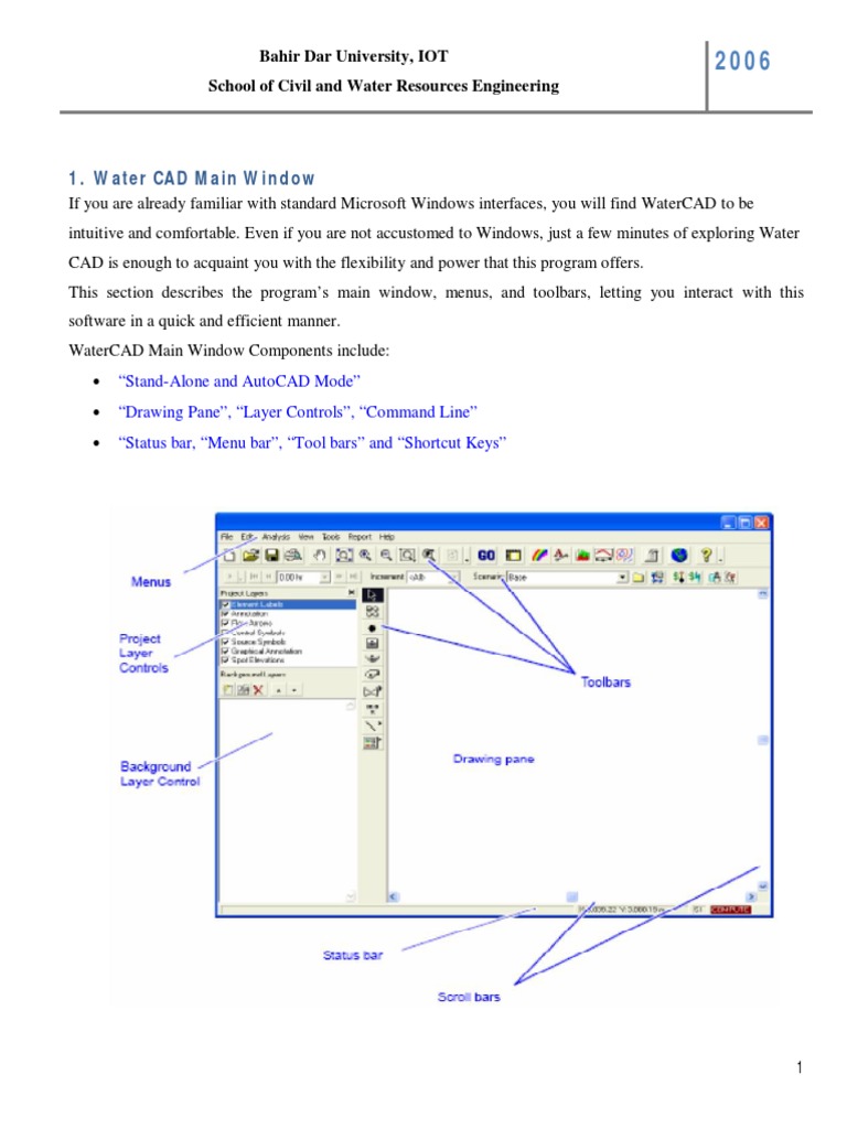 Water Cad Training Manual AA | PDF