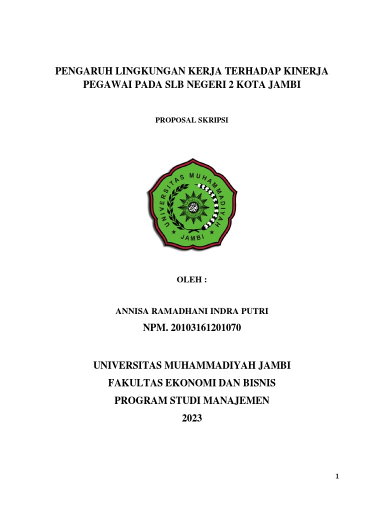 Proposal Metopen Annisa Ramadhani | PDF