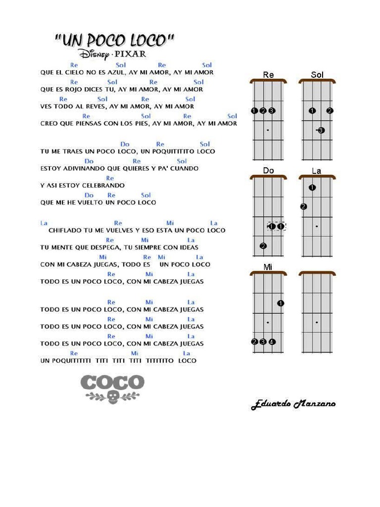 UN POCO LOCO UKELELE | PDF