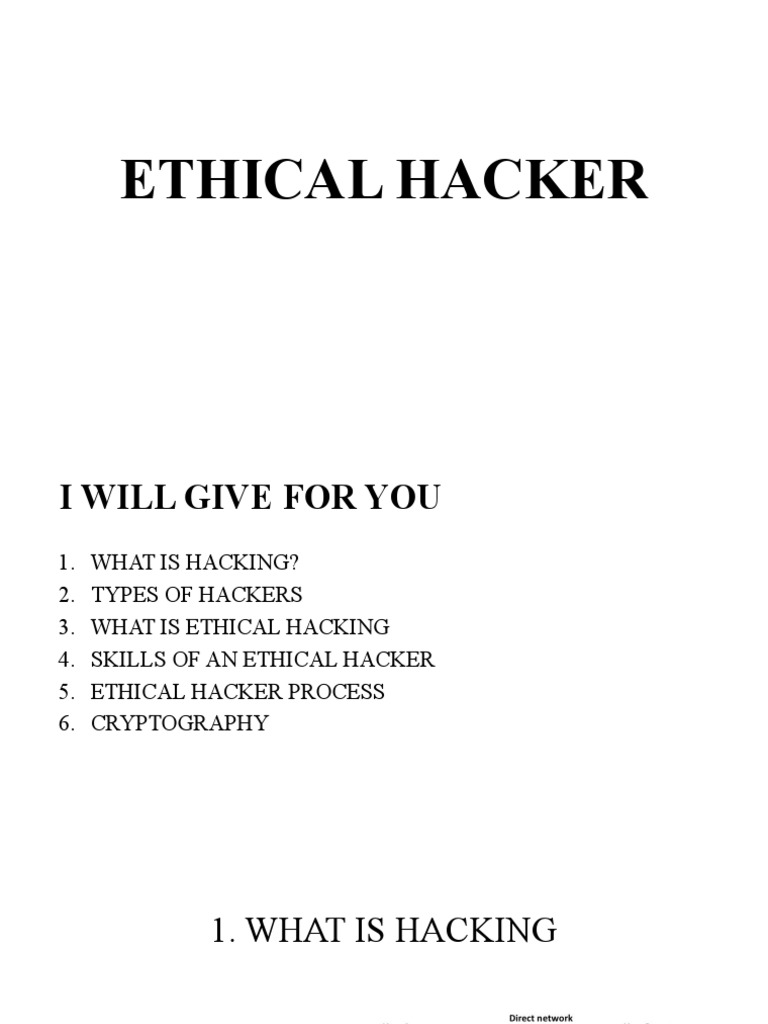 Ethical Hacker | PDF | Security Hacker | White Hat (Computer Security)