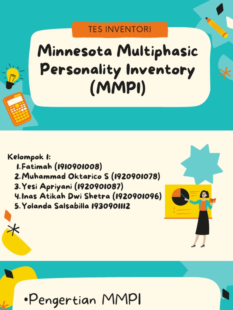 Minnesota Multiphasic Personality Inventory (MMPI) : Tes Inventori | PDF