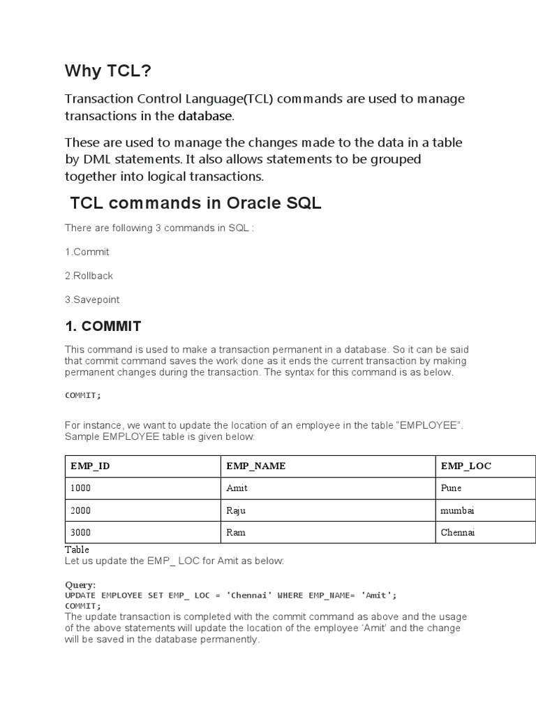 Oracle SQL II | PDF | Database Transaction | Sql