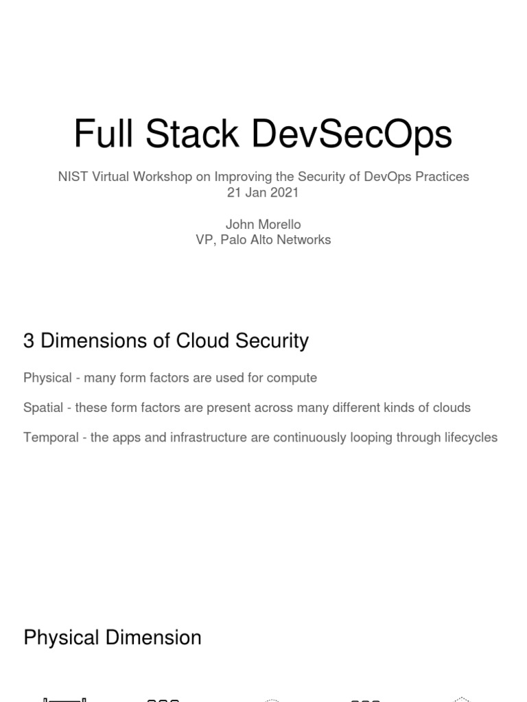 Palo Alto Networks Full Stack DevSecOps | PDF | Computers | Technology ...
