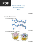 Grade 3 NAFS Practice Exam | PDF | Mathematics | Shape