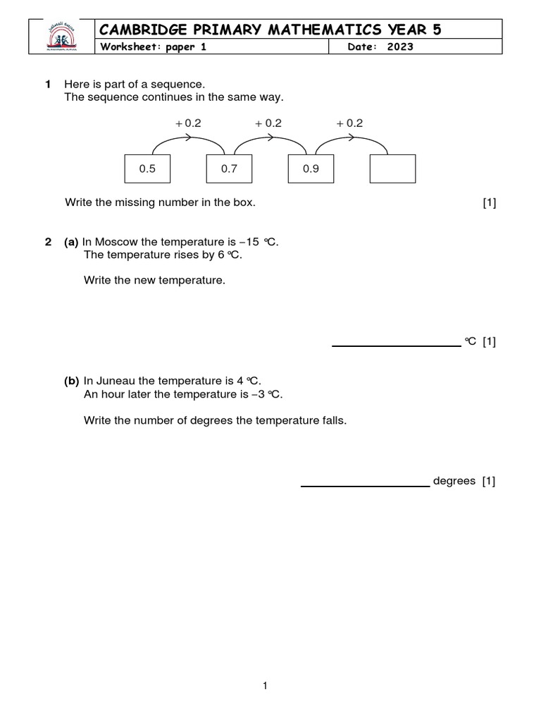 Paper 1 | PDF | Elementary Geometry | Mathematics