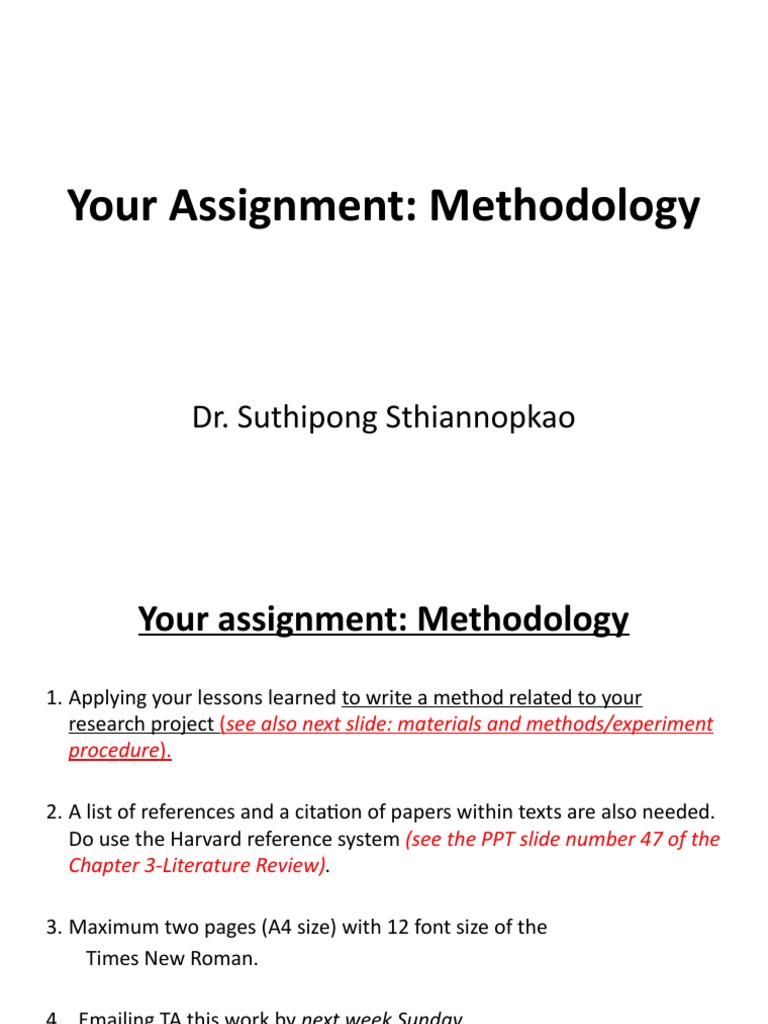 Assignment Chapter 6 Writing Methods | PDF Assignment Chapter 6 Writing Methods | PDF