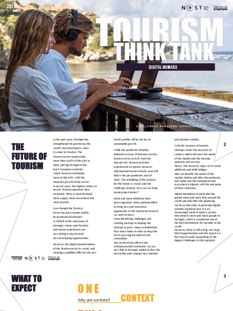 Report Think Tank - Digital Nomads | PDF | Tourism | Startup Company