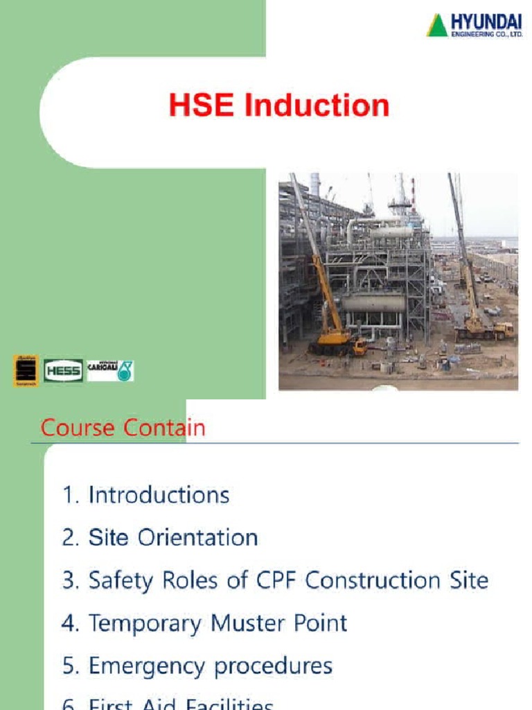 HSE Induction | PDF