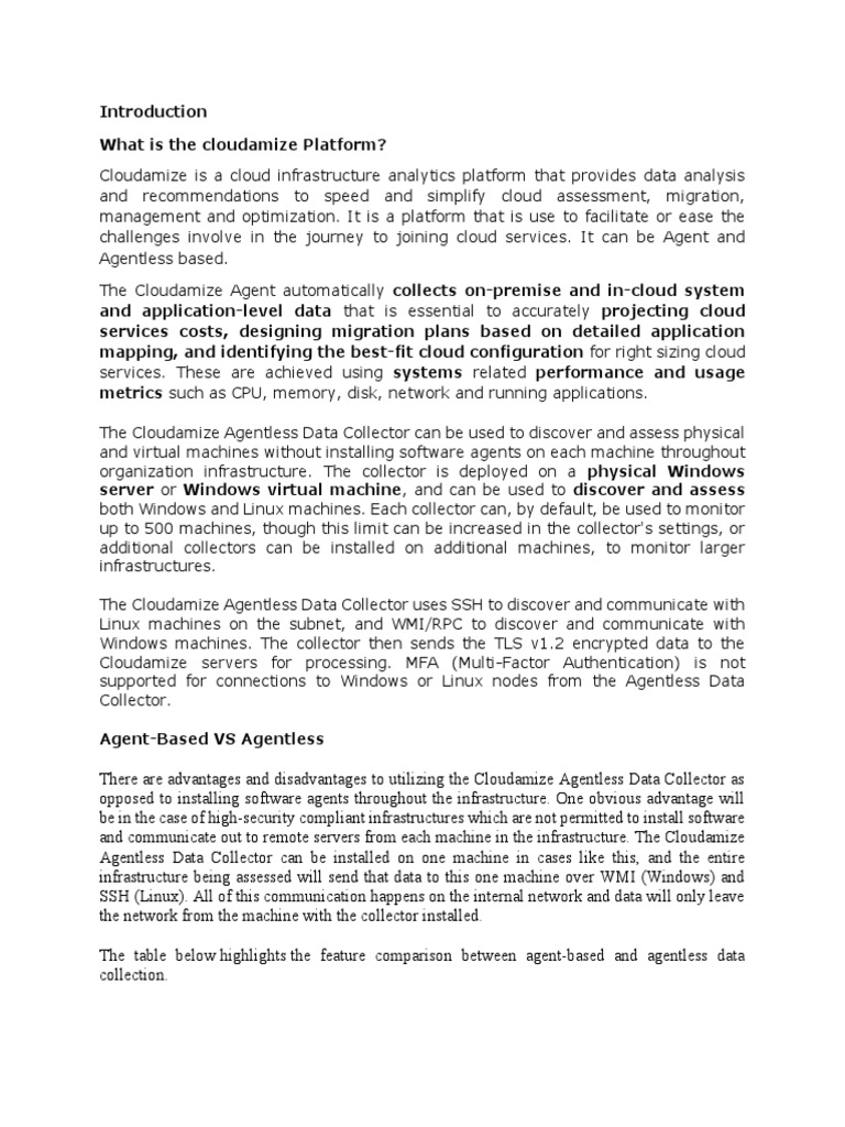 Review of Cloudamize Platform and CSAT | PDF | Cloud Computing | Security