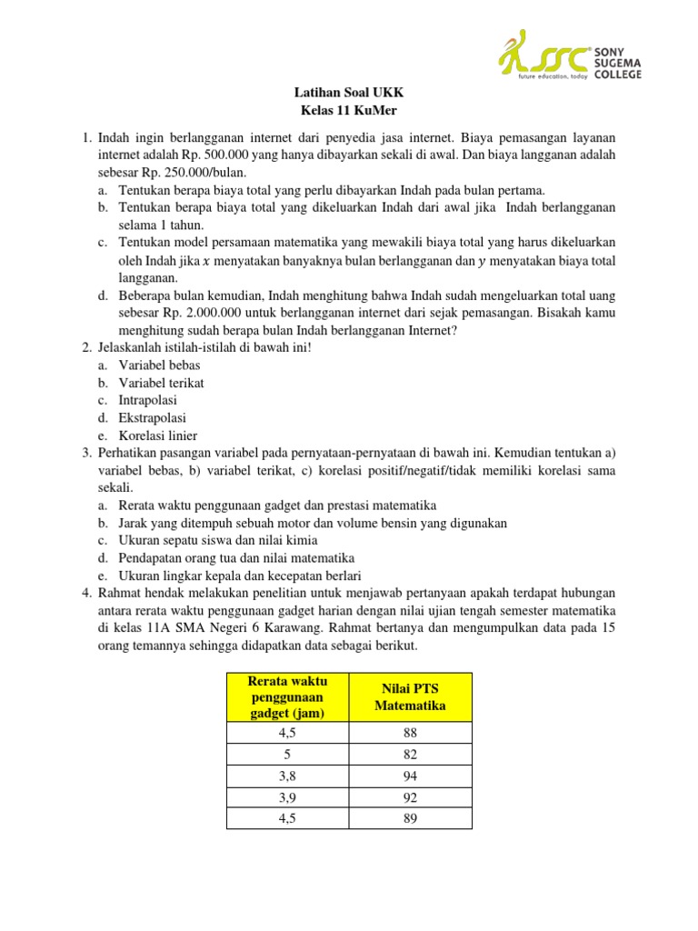 Latihan Soal UKK Kelas 11 KuMer | PDF | Metode & Bahan Ajar | Komputer