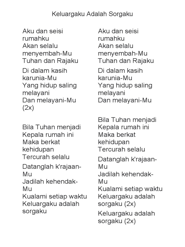 Aku Dan Seisi Rumahku 1 Pdf