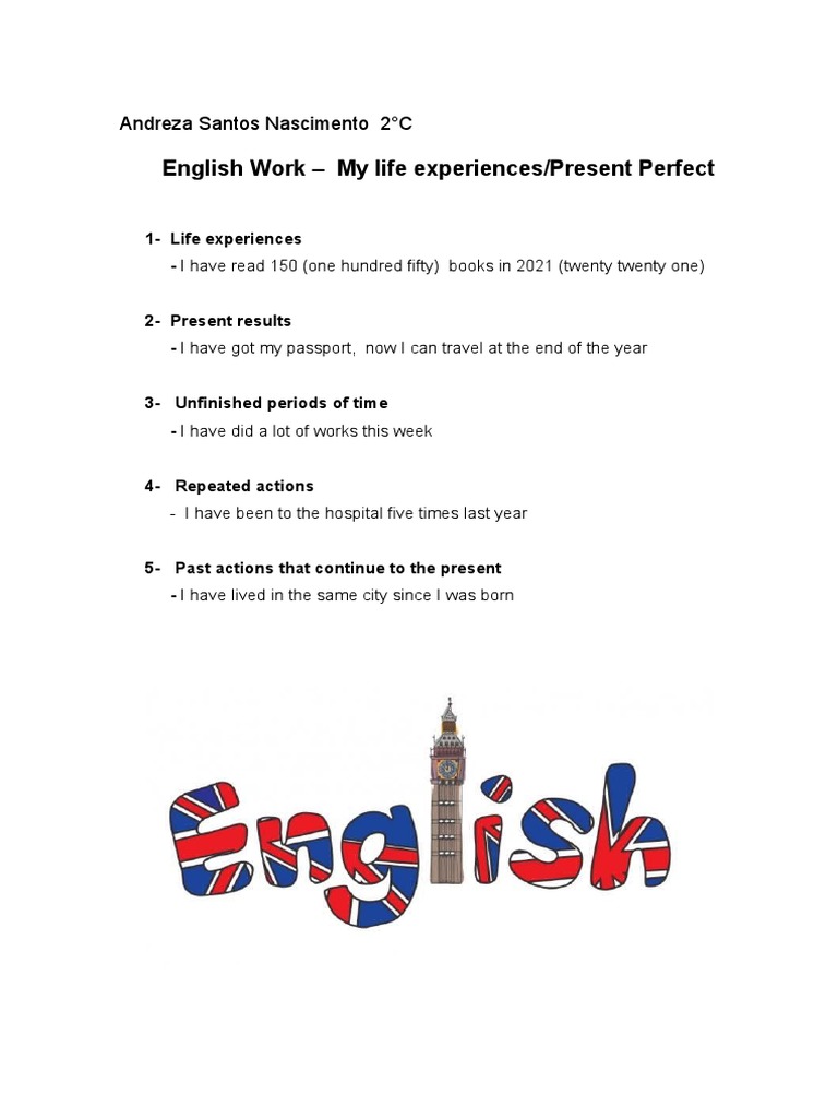 English Work | PDF