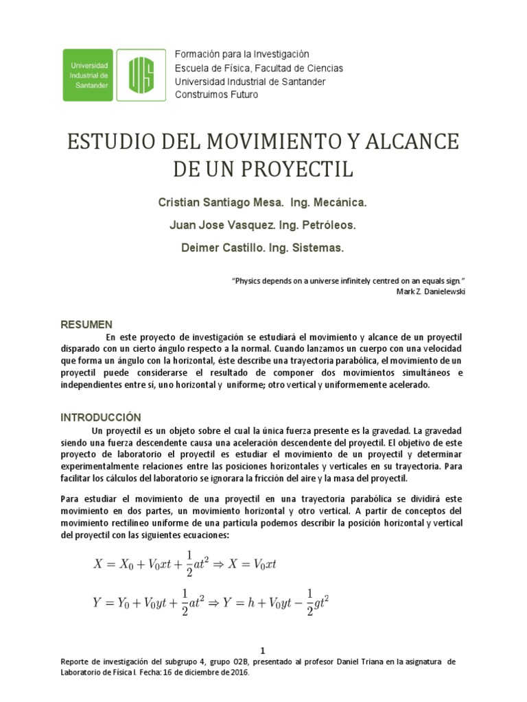 Informe I3 | PDF | Fuerza | Velocidad