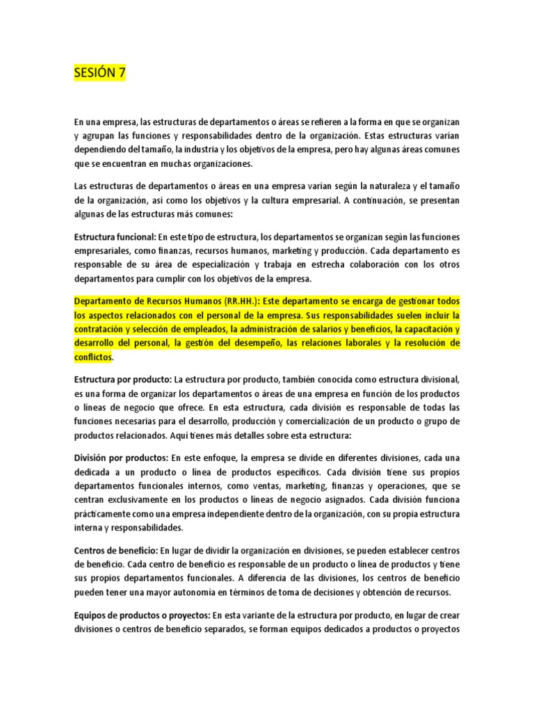 Sesión 7 y 8 | PDF