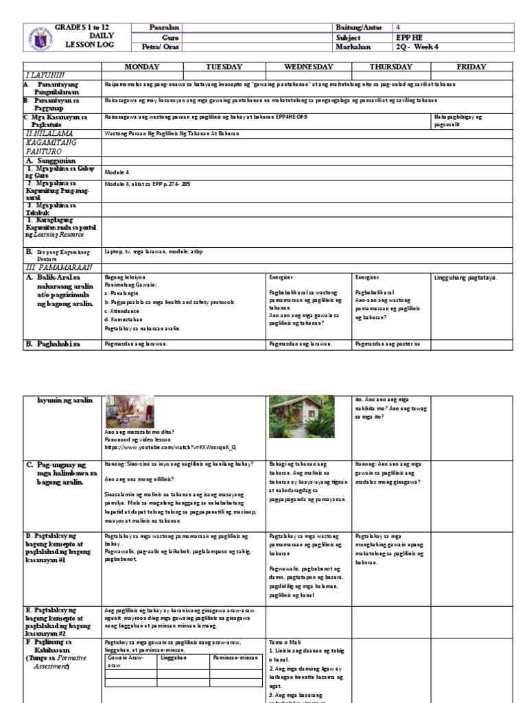 G4 EPPHE Q2 Week4 | PDF