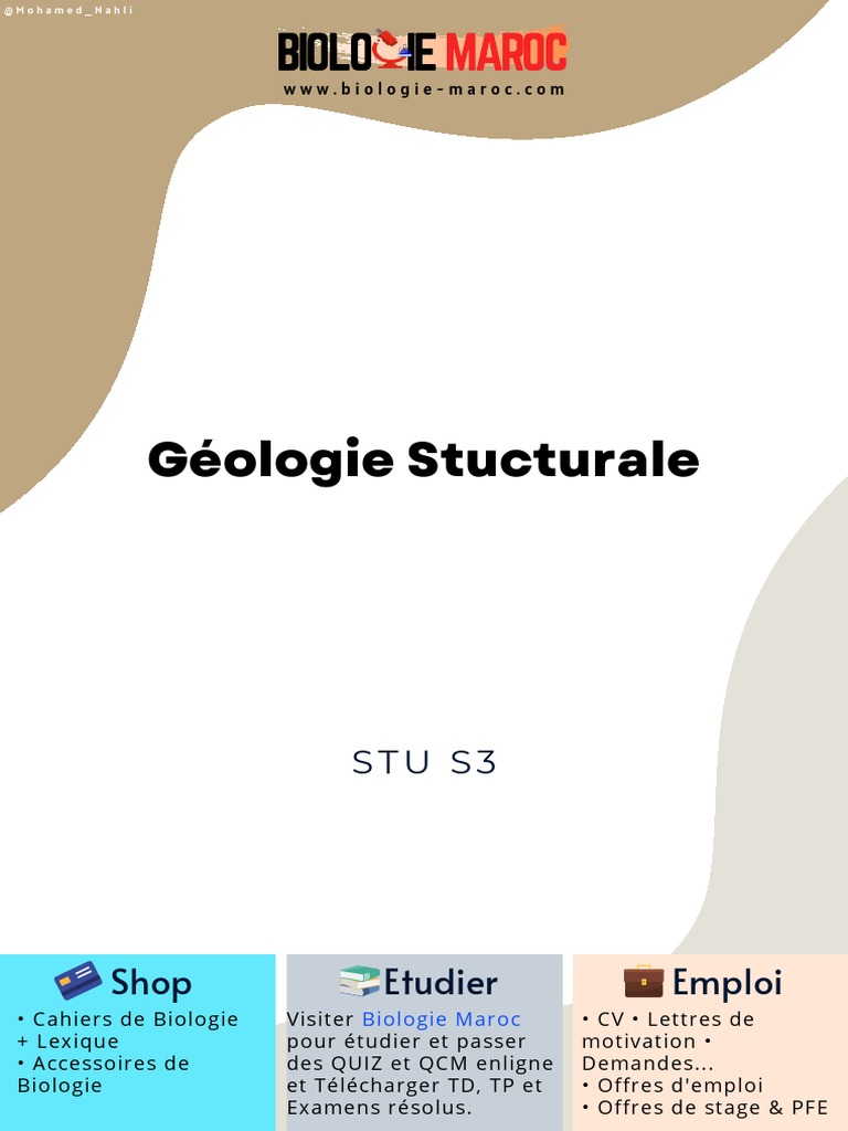 Geologie Structurale Cours 3 | PDF
