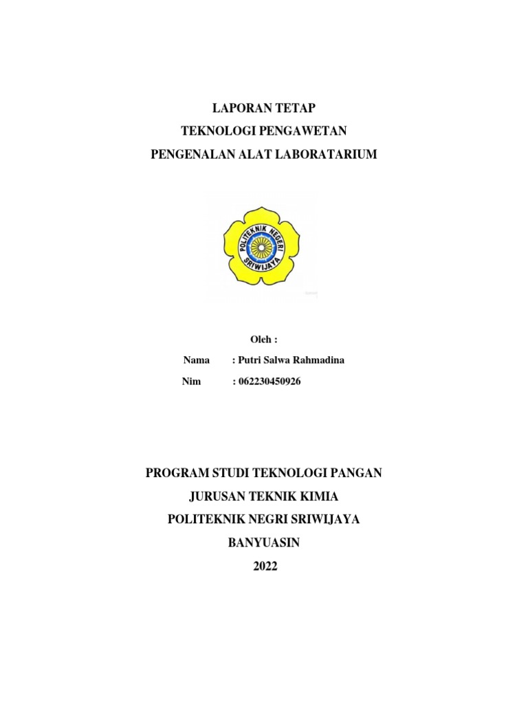 Laporan Pengenalan Alat | PDF | Sains & Matematika
