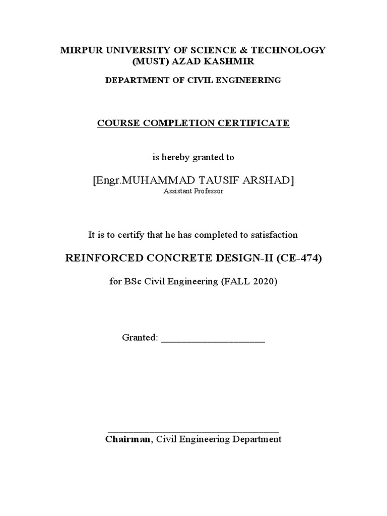 Course Completion Certificate | PDF