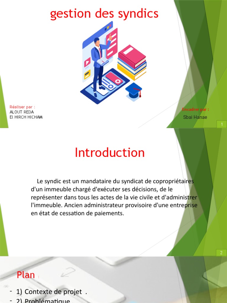 Présentation Gestion Du Syndic | PDF