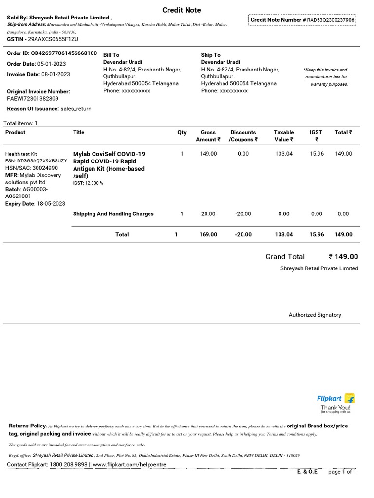 Invoice 3 | PDF | Marketing | Economies