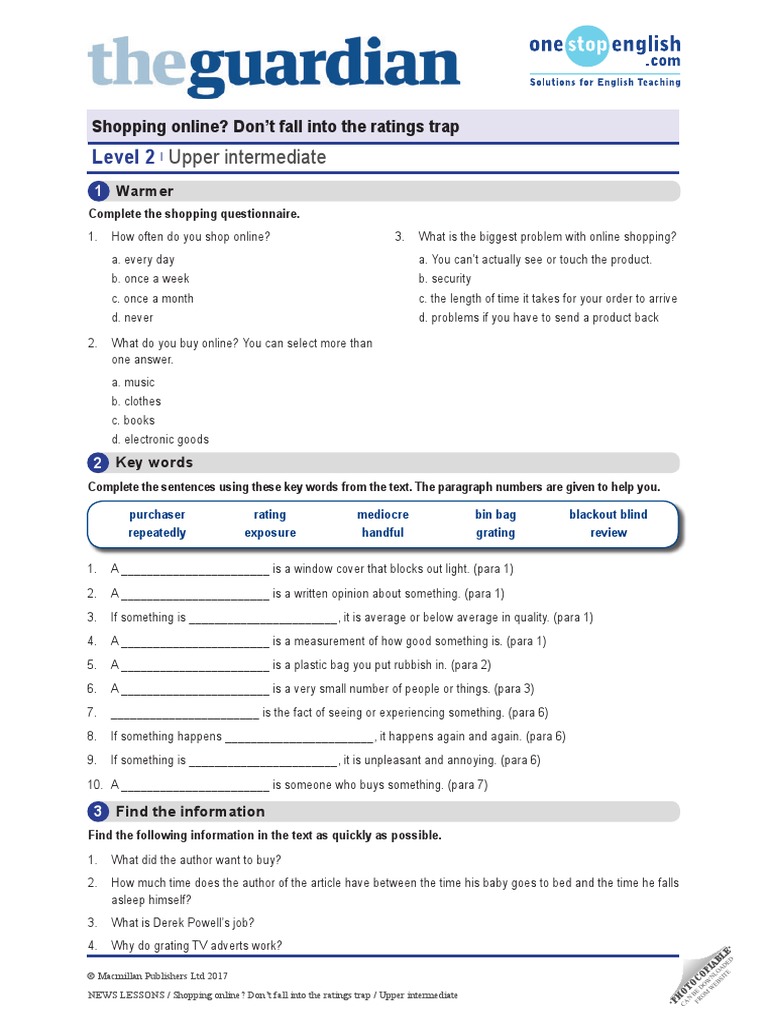 Avoiding Online Shopping Pitfalls | PDF | Adjective | Cognition