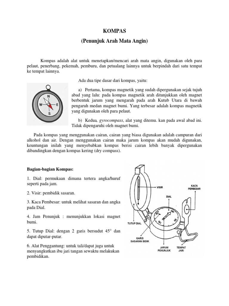 Kompas - Materi Pramuka | PDF