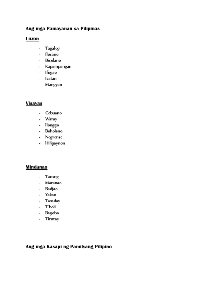 Ang Mga Pamayanan Sa Pilipinas | PDF