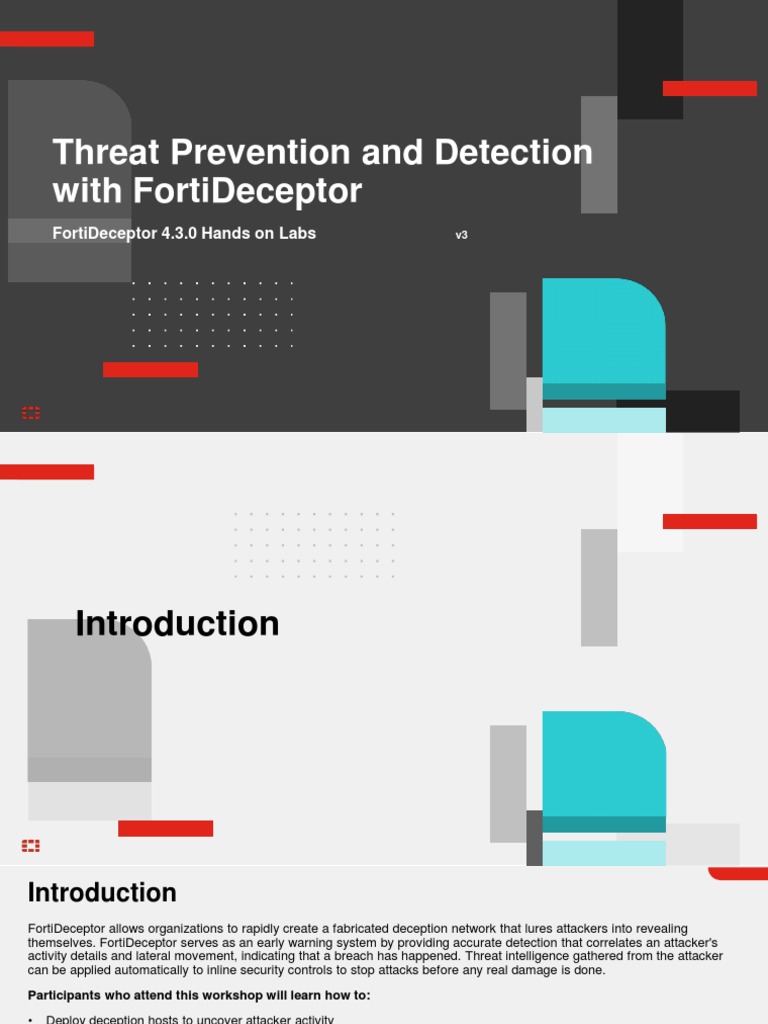 FortiDeceptor-4.3.0-Threat Prevention and Detection With FortiDeceptor ...