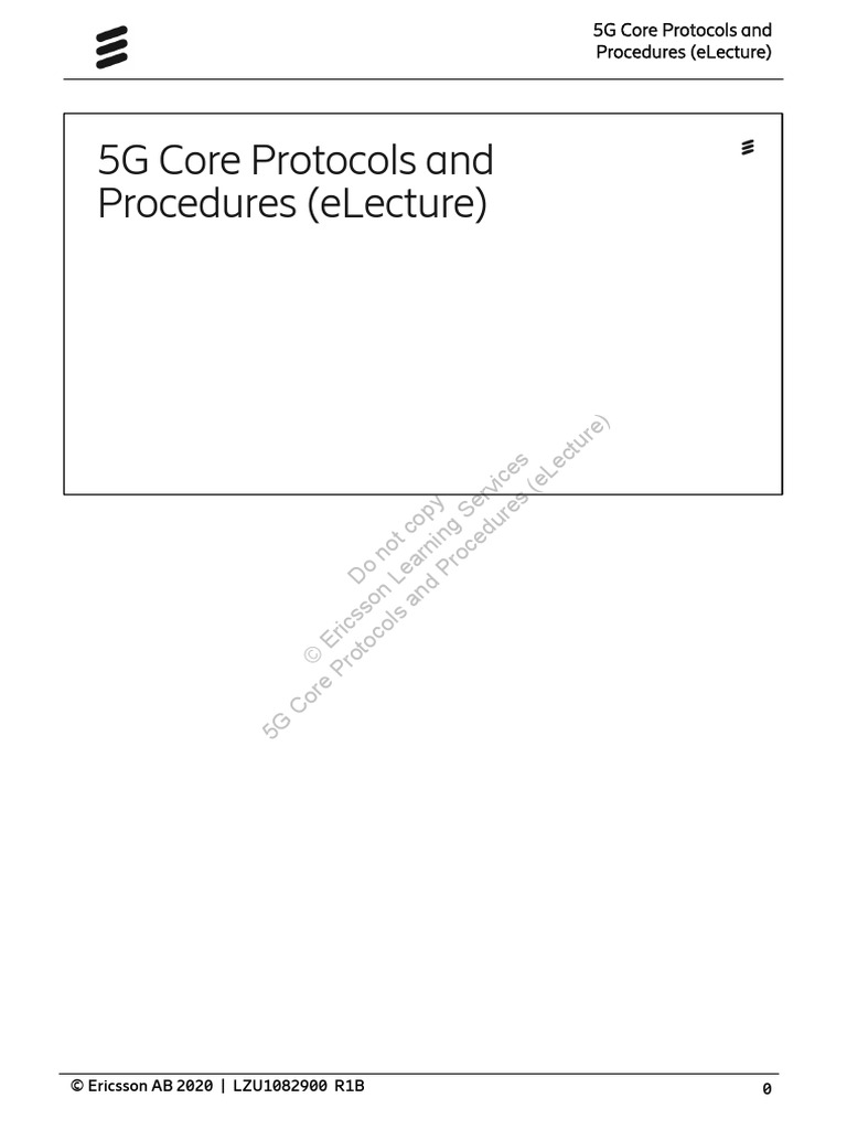 5 G Core Protocol | Download Free PDF | Customer Premises Equipment | Computer Network