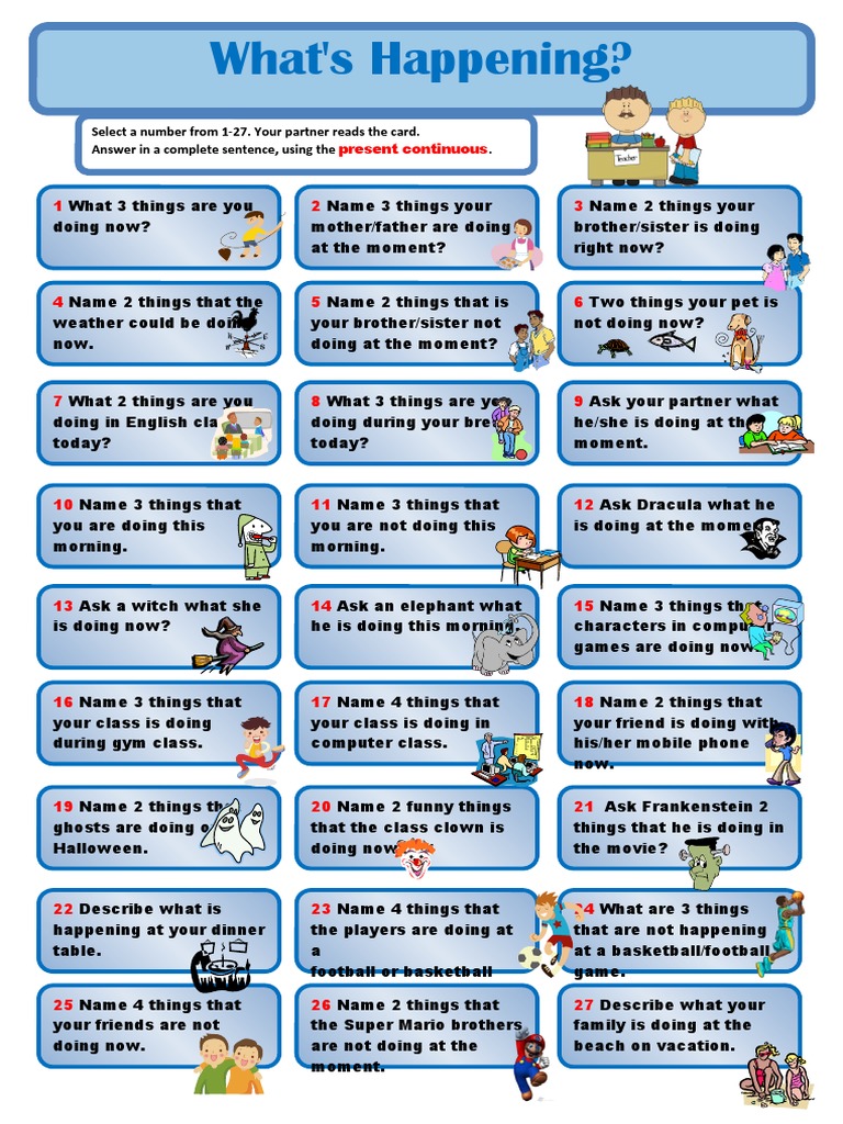 present-continuous-conversation-cards-conversation-topics-dialogs-fun ...