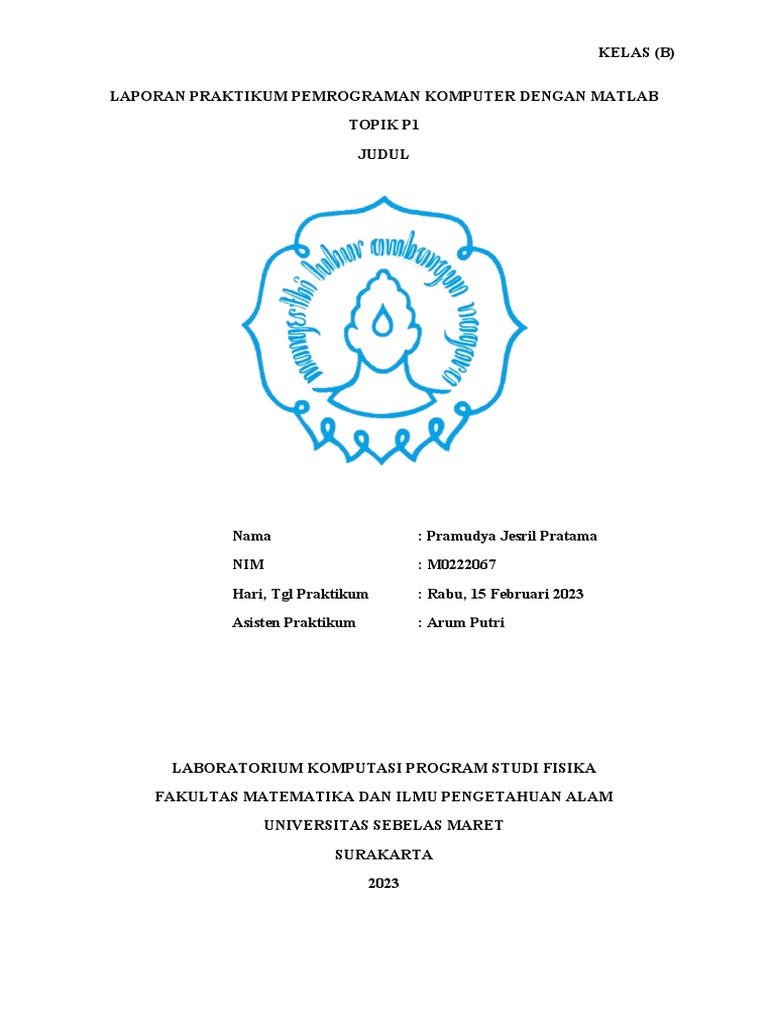 Praktikum MATLAB: Command Window & Diary | PDF