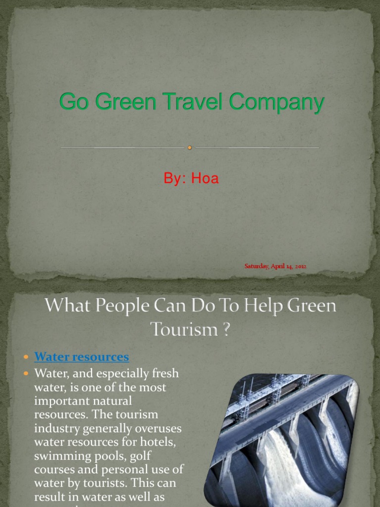 Green Tourism: Tips for Eco-Friendly Travel | PDF