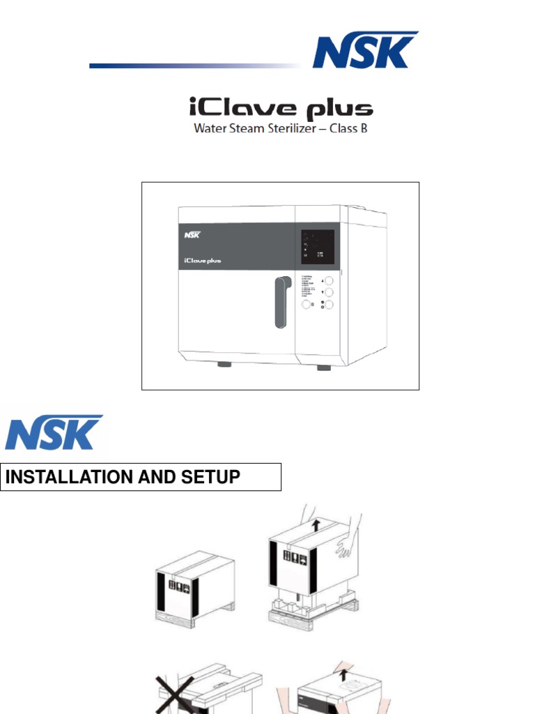IClave Plus Techincal Manual | PDF | Vacuum | Sterilization (Microbiology)