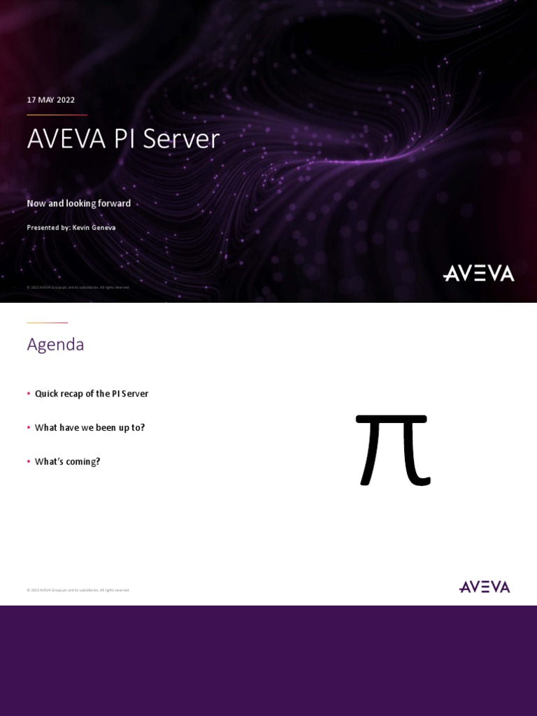 AVEVA Geneva AVEVA PI Server Now and Looking Forward | PDF | Cloud Computing | Analytics