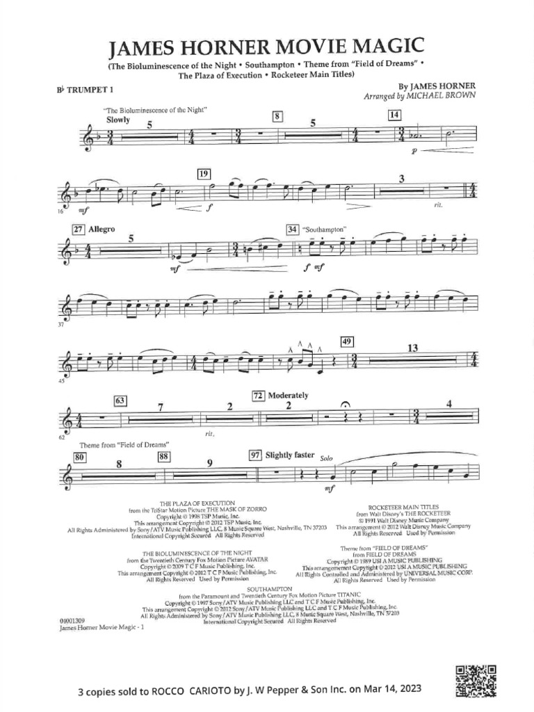 James Horner - Brass | PDF