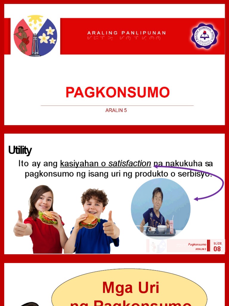 Ang Pagkonsumo at Mga Salik Na Nakakaapekto Sa Pagkonsumo | PDF