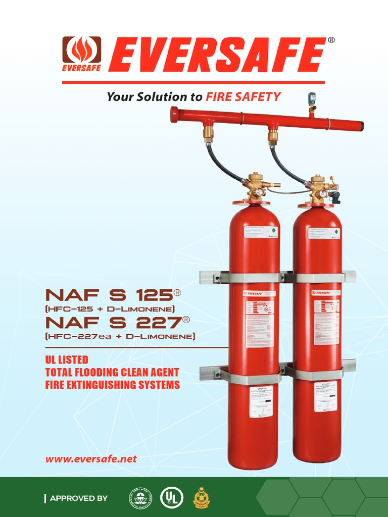 Naf S 125 Naf S Ul Listed Total Flooding Clean Agent Fire Extinguishing ...