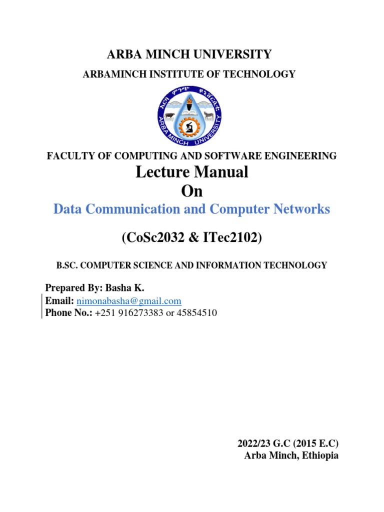DataComm Manual | PDF