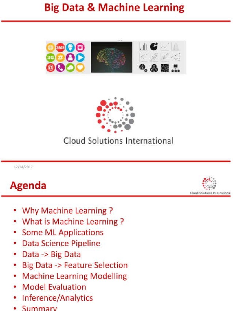 Machine Learning in Data Science (Slidedhare) | PDF