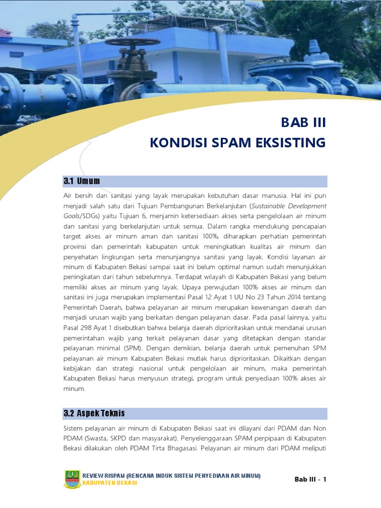 Bab Iii Kondisi Spam Eksisting | PDF