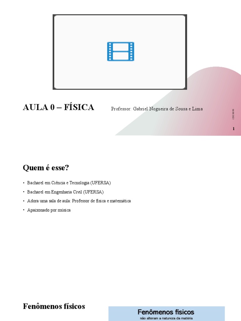 Aula - Física | PDF