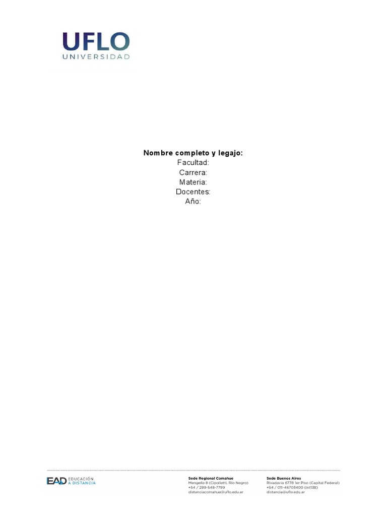 Carátula Uflo | PDF