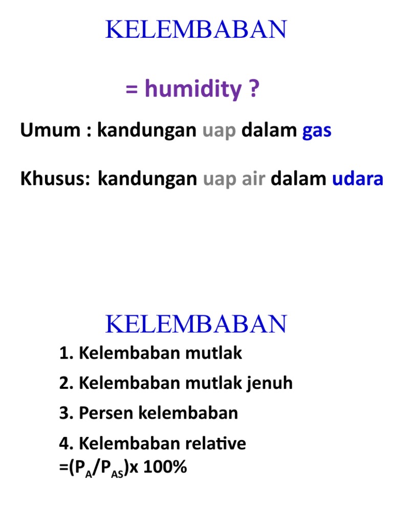 Humidifikasi 1 Rev | PDF