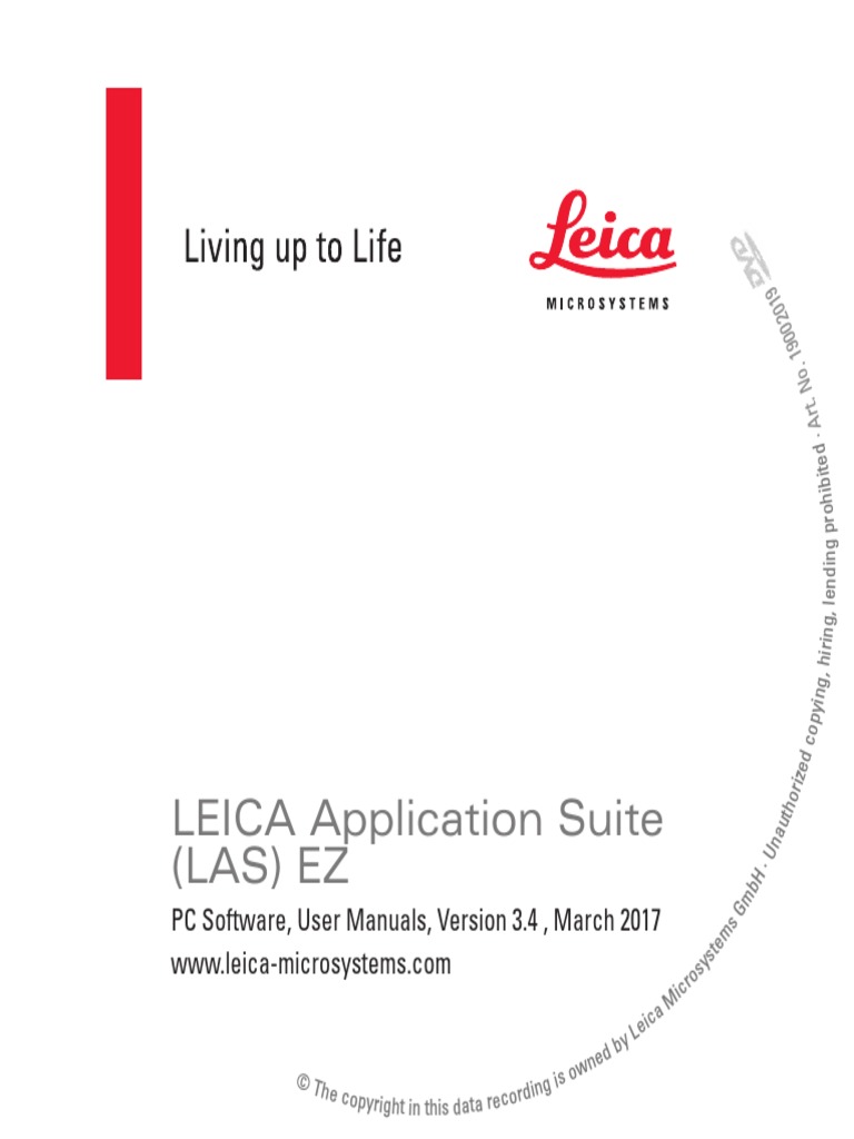 Leica LAS EZ - CD - Label | PDF | Computing | Software