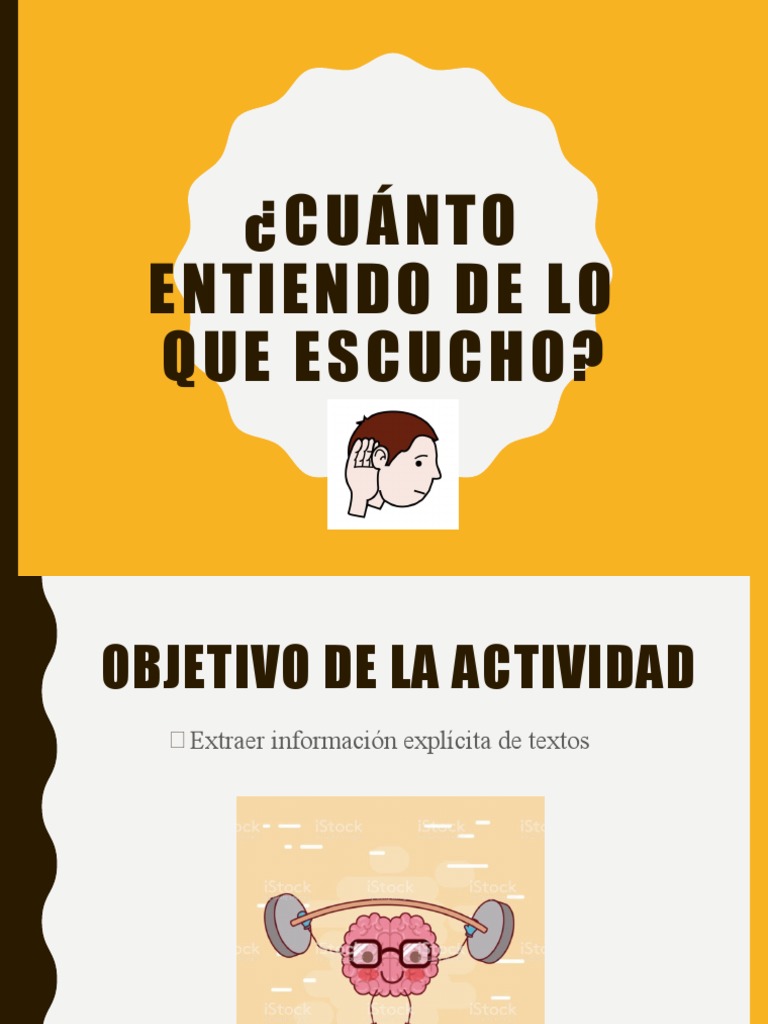 ENTIENDO LO QUE LEO Y ESCUCHO | PDF